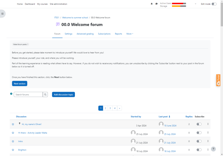 Moodle: Summer school pre-service training. An introduction to summer ...